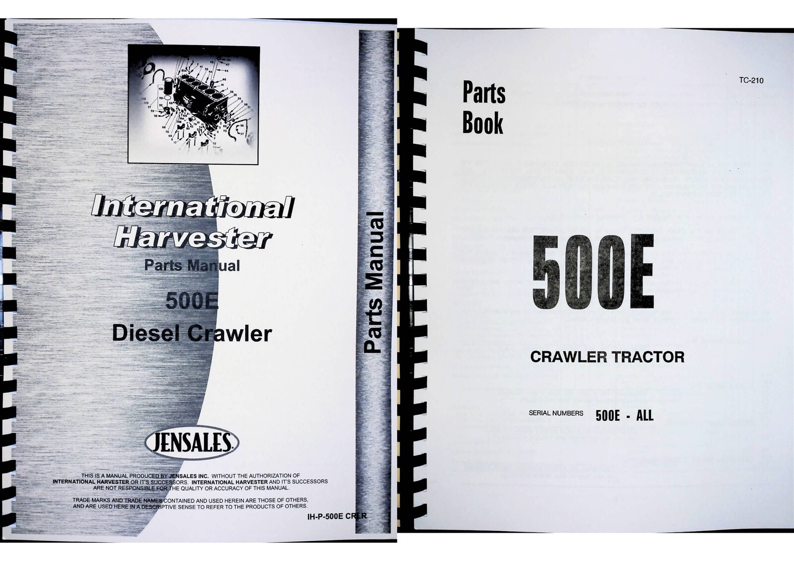 IH International 500E Crawler Parts Manual Catalog | eBay