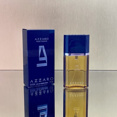 AZZARO POUR HOMME MEN EDT 1.0oz-30ml SPRAY SEALED RARE(BATCH: 102267 ...