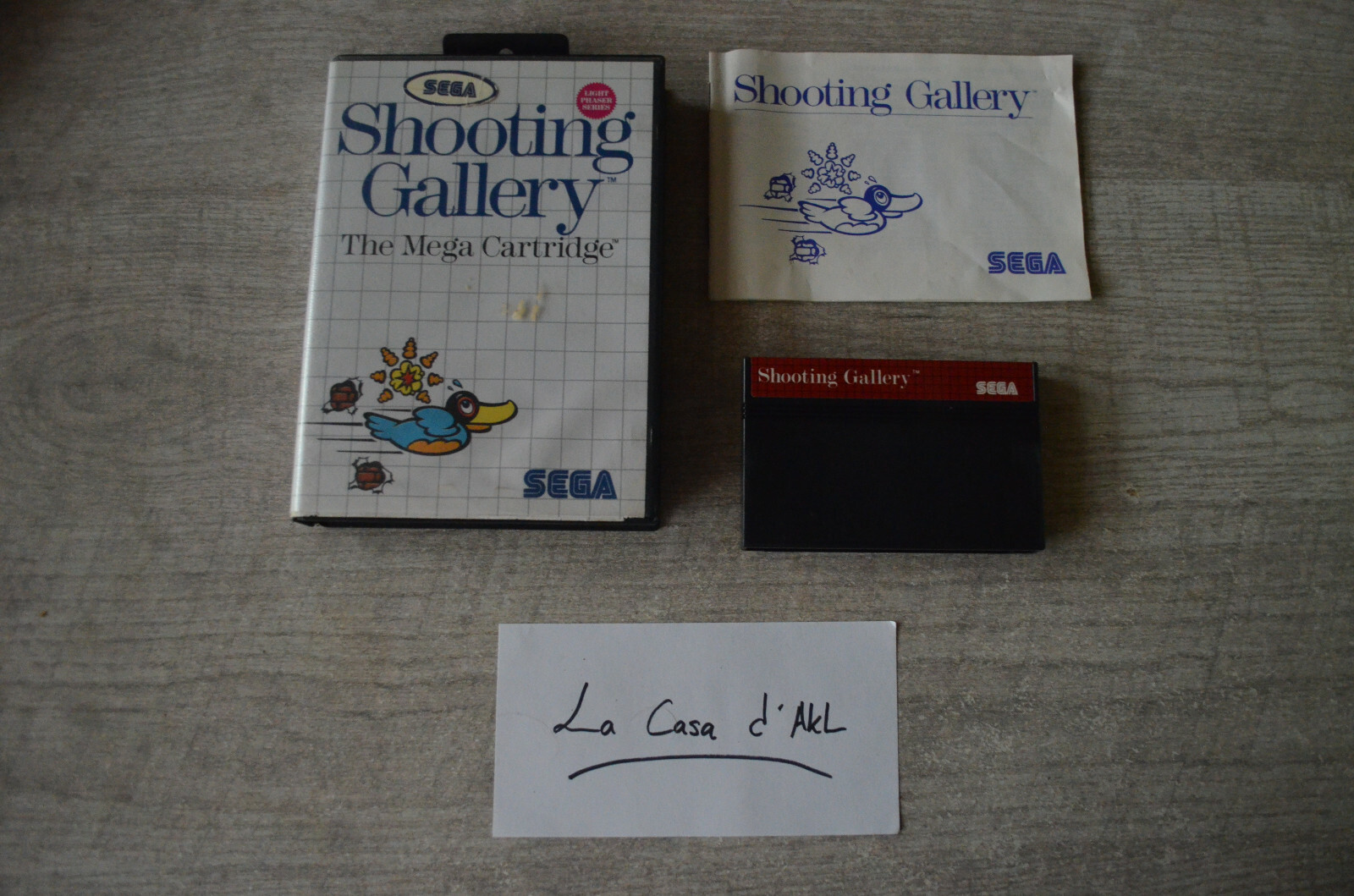 Shooting Gallery Master System PAL - Prix - Photo - Présentation
