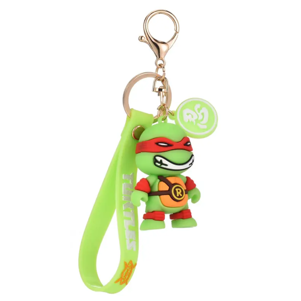 Set of All Four Ninja Turtles TMNT Keychain (Teenage Mutant Ninja ...