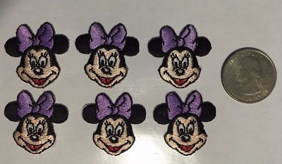 Minnie Mouse patch minnie patch Disney iron on 1 1/8" embroidered patch ...