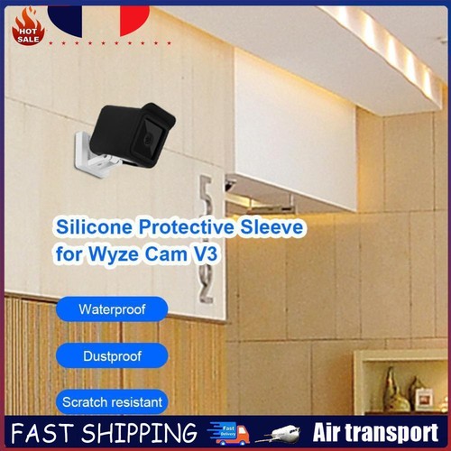 2pcs Waterproof Case for Wyze Cam V3 Security Camera Cover Skin (Black ...