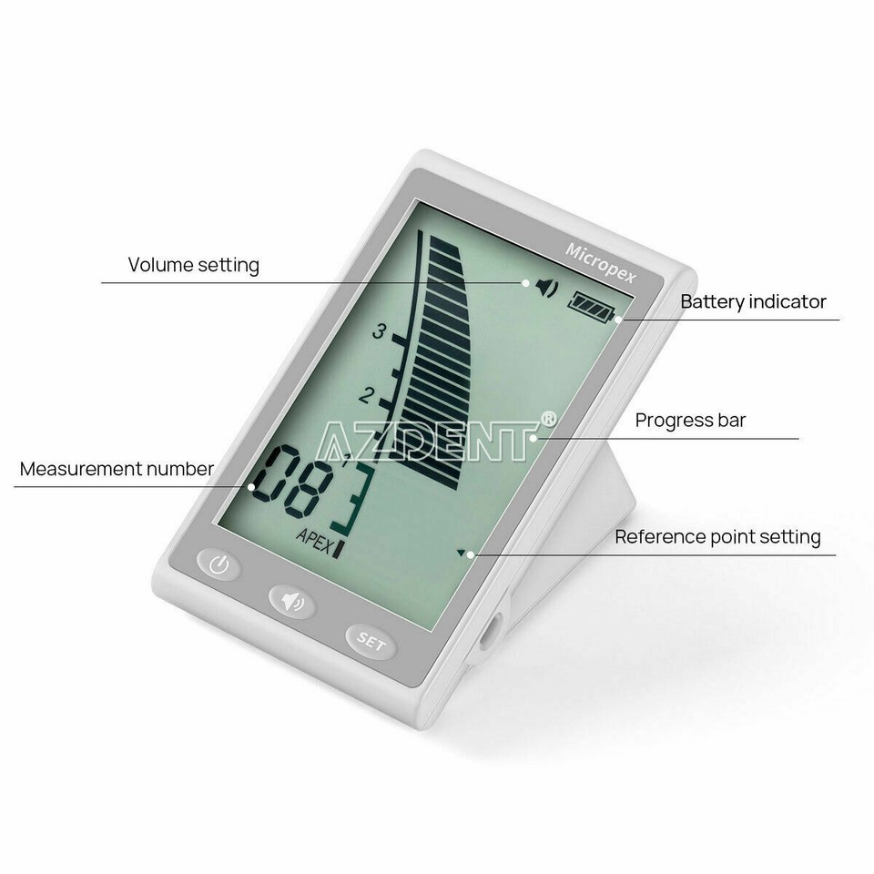 Dental Endo Apex Locator Endodontic Root Canal Finder Meter 3.7' Screen ...