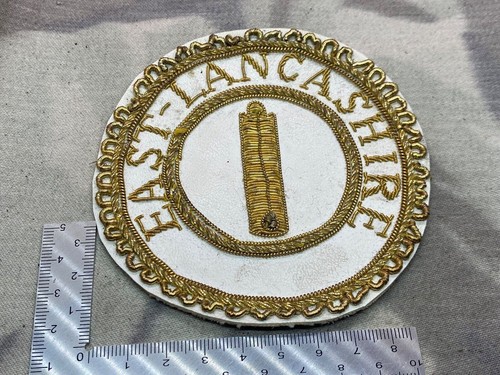 Possibly Masonic - East Lancashire - Large Bullion Weave Badge | eBay ...