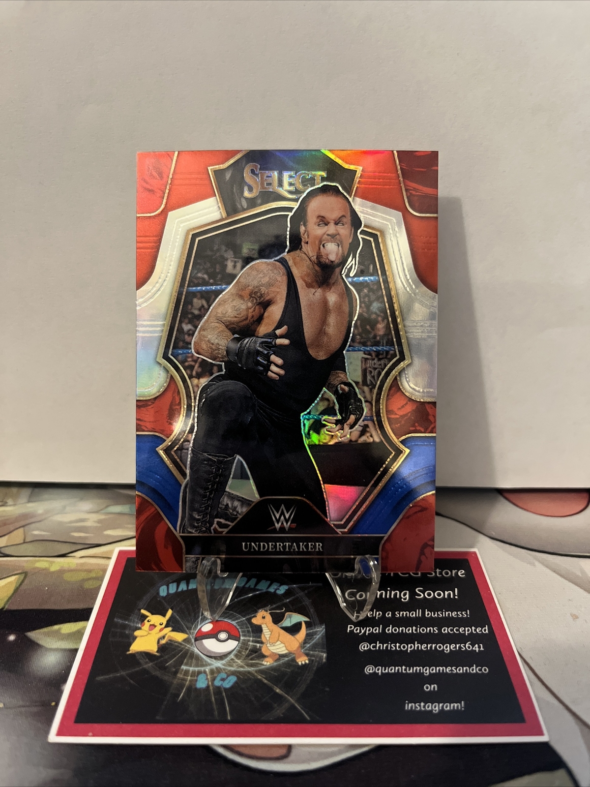 2023 Panini Select WWE - Premier Level Undertaker #152 Silver Prizm for ...
