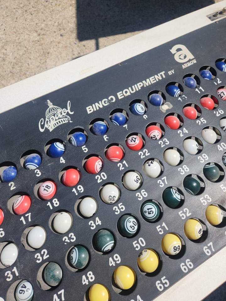 Capital/Capitol Bingo Equipment by Arrow Lighted Number Game Board 120V ...