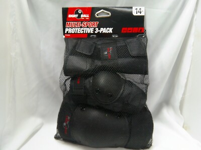 Eight Ball Multi Sport Age 14+ Protective 3 Pack Knee Wrist Elbow Pads | eBay