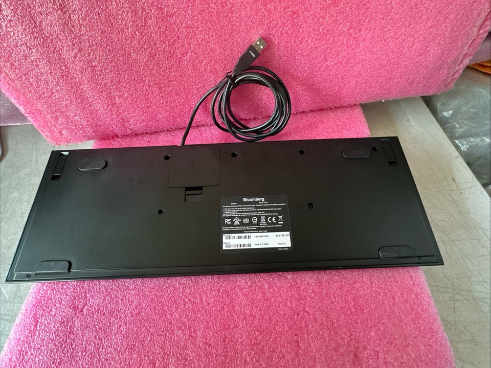 Bloomberg STB100 Wired USB Keyboard S/N 10045246 | eBay