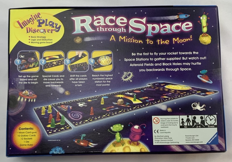 2012 Race Through Space Game by Ravensburger New Old Stock FREE ...