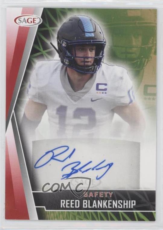 2022 SAGE High Series - Autographs Red #A-RB2 Reed Blankenship (AU, RC ...