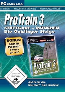Train Simulator - ProTrain 3: Stuttgart - München - Die ... | Game | Zustand gut 4018281671655 ...
