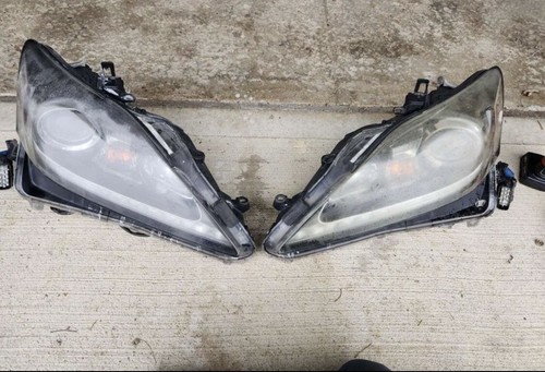 2006-2013 Lexus IS250 IS350 ISF Headlights OEM Xenon HID Headlamp | eBay