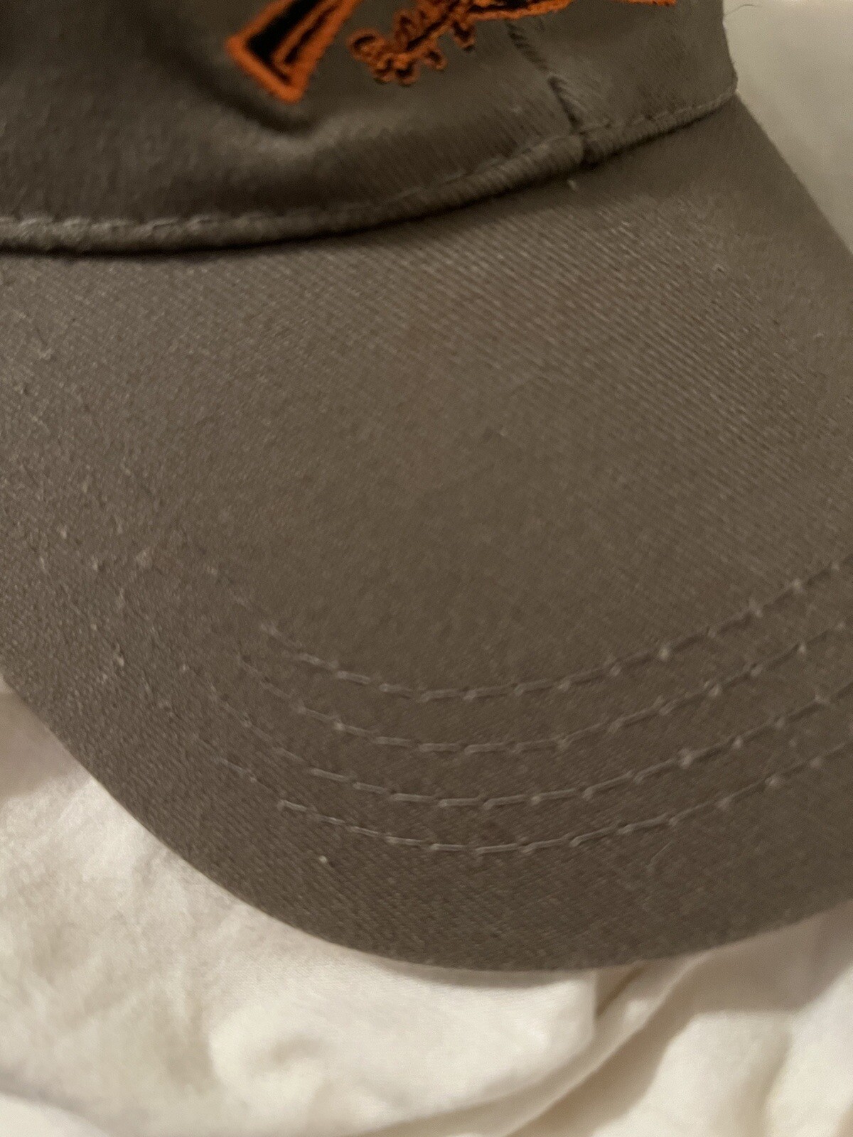 NRA Cap Embroidered Orange Logo Khaki Adjustable Hook & Loop Cotton/poly 8” | eBay