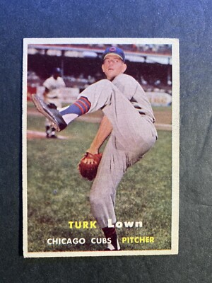 1957 Topps Baseball Turk Lown Chicago Cubs Card #247 | eBay