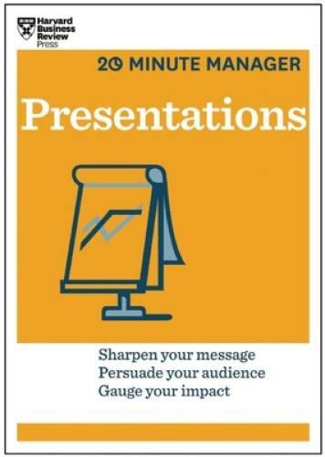 Presentations (HBR 20-Minute Manager Series) - Paperback - GOOD ...