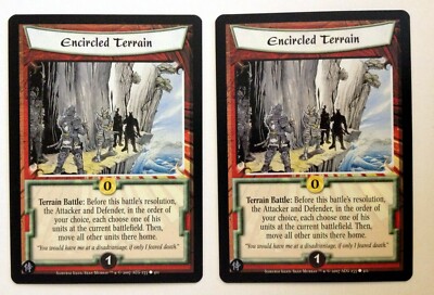 Encircled Terrain (2) L5R Legend of the Five Rings CCG Samurai Edition ...
