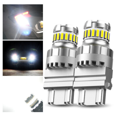 For Ford F150 F250 F350 Super Duty White 3157 LED Backup Reverse Tail ...