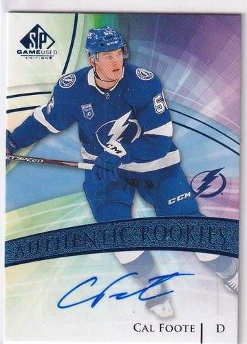 20/21 UD SP GAME USED CAL FOOTE RC ROOKIE AUTOGRAPH AUTO #195 | eBay
