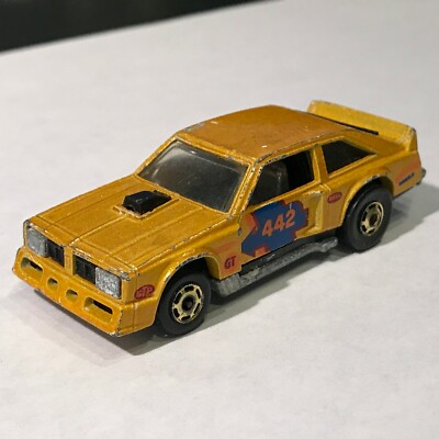 Hot Wheels Flat Out 442 Vintage Original 1978 Gold w/ Blue Orange ...