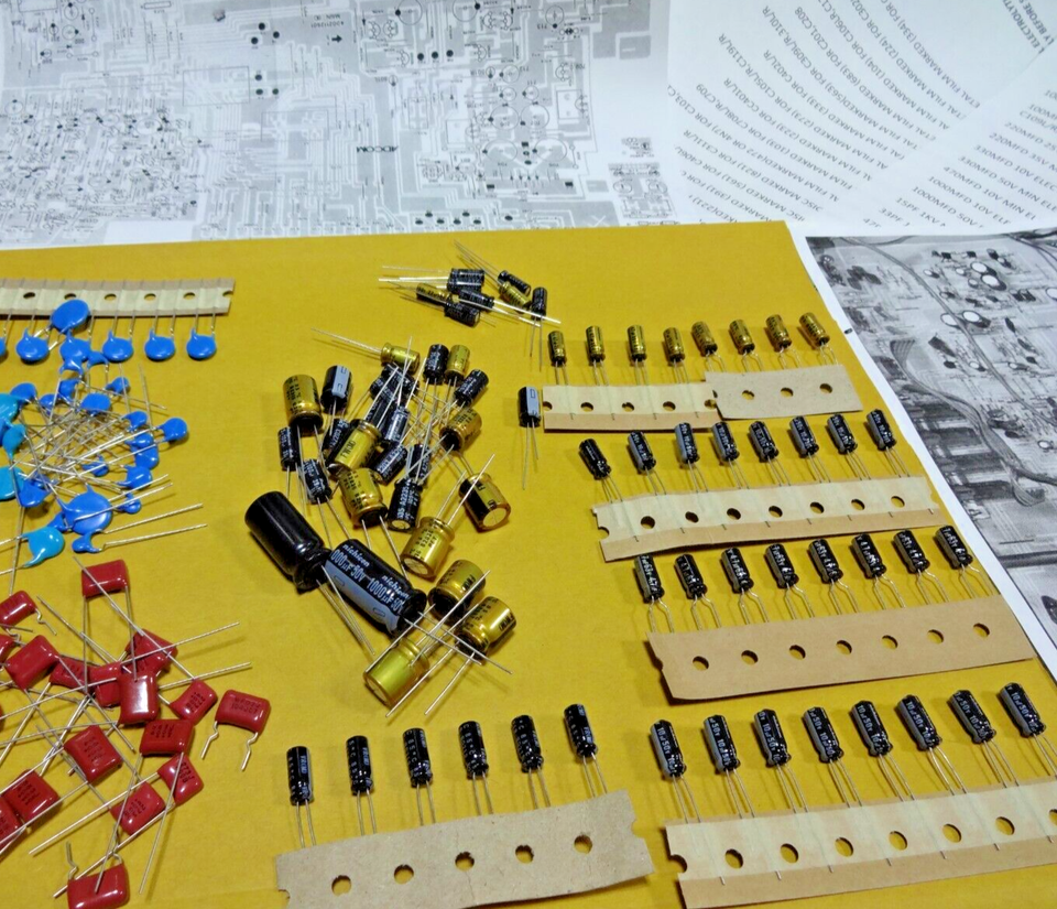 ADCOM GFP-1A PREAMP FULL CAPACITOR UPGRADE KIT AS REQUESTED! | eBay