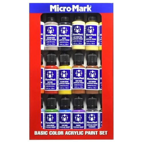 Basic Color Model Paint Set - Versatile Paint Set for Models ...