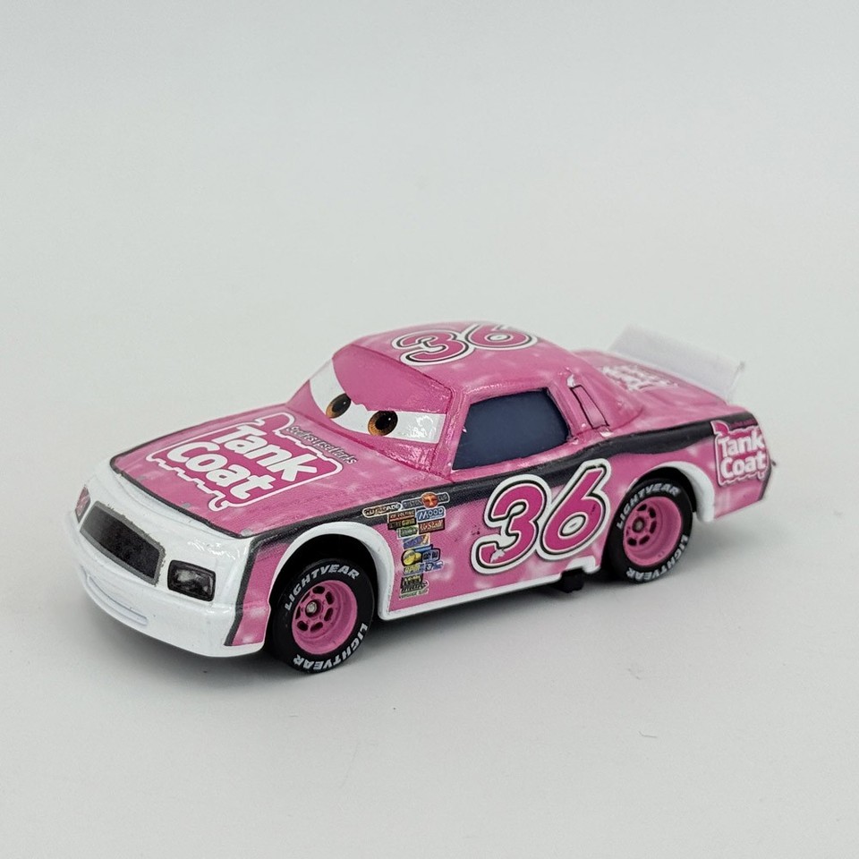 Disney Pixar Cars No.36 Tank Coat Hauler Truck + Mini Car 1:55 Diecast ...