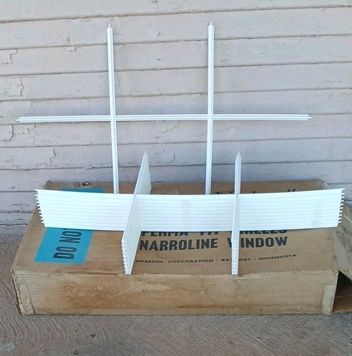 Anderson Narroline Window Grille 2832 Colonial Interior White Vinyl Old ...