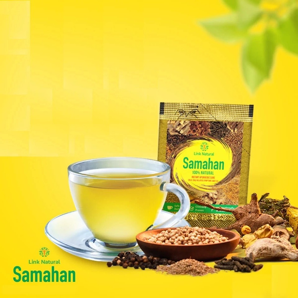 Samahan 100 % ayurvedic tea products Ceylon herbal natural tea drink ...