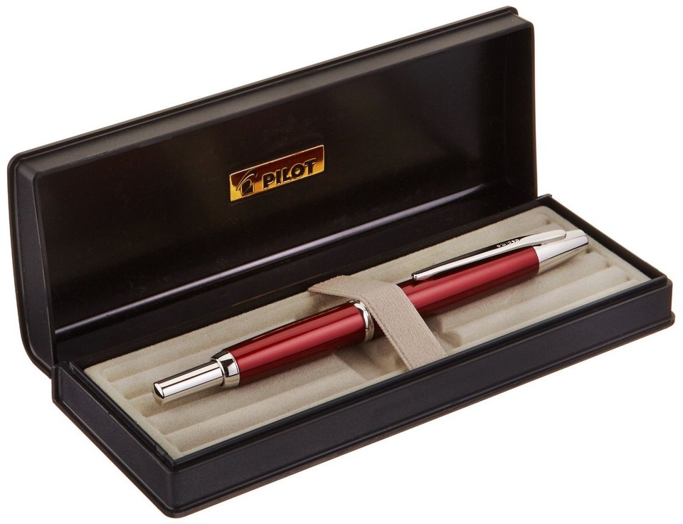 Pilot Fountain Pen Red M Capless Decimo | eBay