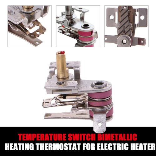 Temperature Switch Bimetallic Heating Thermostat for Electric Heater ...