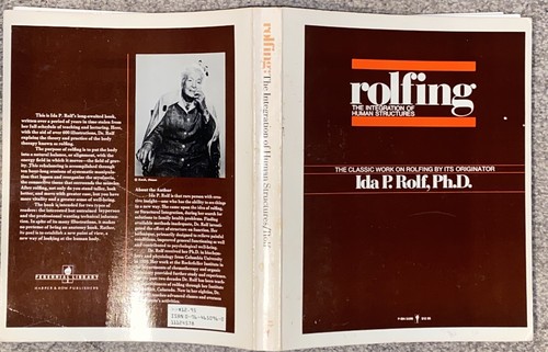 Rolfing by Ida Rolf | eBay