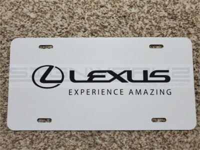 Lexus Experience Amazing Plate metal novelty vanity white plate | eBay