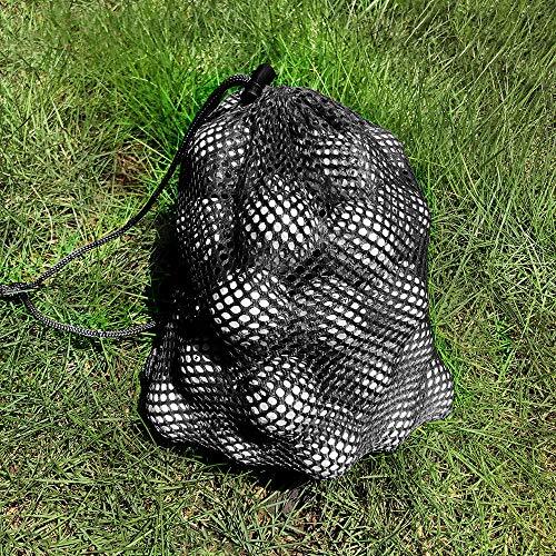 2 PCS Durable Nylon Mesh Bag with Sliding Drawstring Cord Lock Closure ...