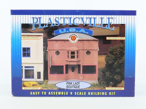 N Scale Bachmann Plasticville USA Kit #45857 Pink Lady Boutique ...