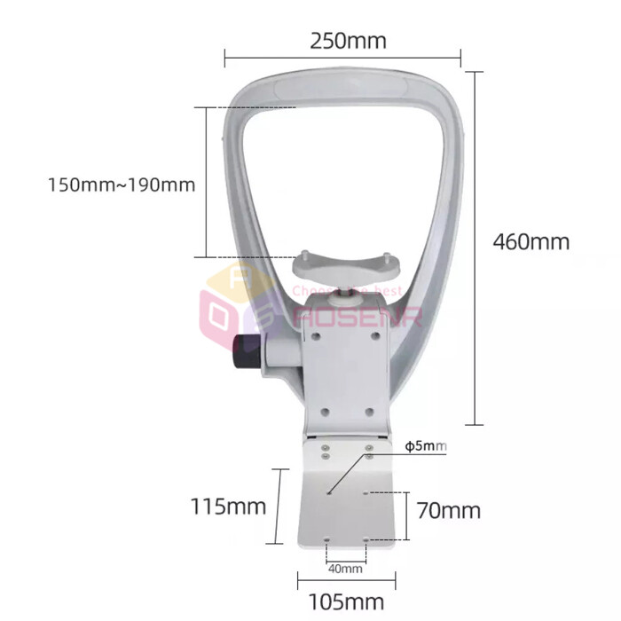 Optical Instrument Chin Rest Forehead Bracket Computer Forehead Rest ...