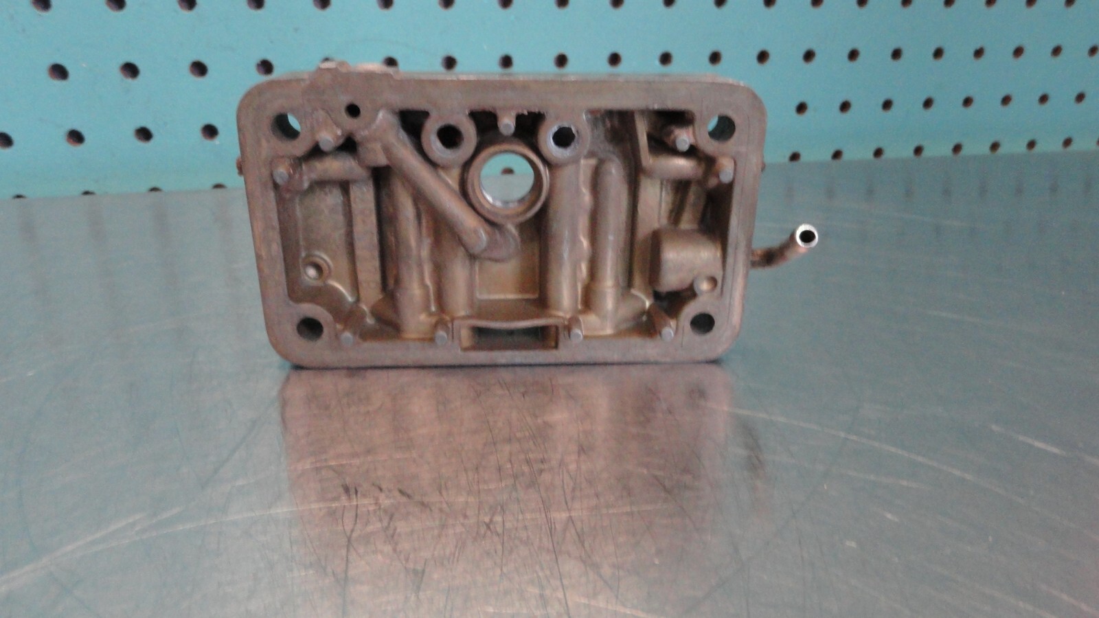 Used Holley Double Pumper Carburetor 6213 Metering Block 6747 34R 6737B ...