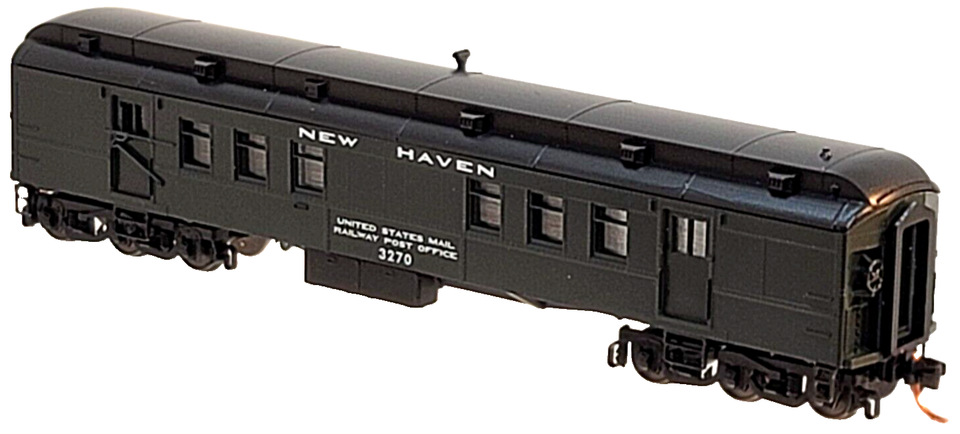 N Scale Micro-Trains 140 00 100 New Haven RPO Heavyweight Pass Car ...