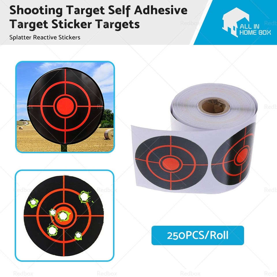 Shooting Target Self Adhesive Target Sticker Targets Splatter Reactive ...