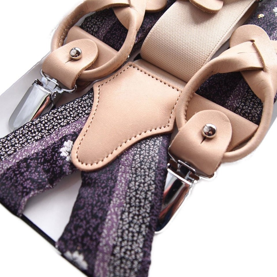 Premium Y-Shaped Suspenders 2-Way Made in Japan Luxurious Handmade ...