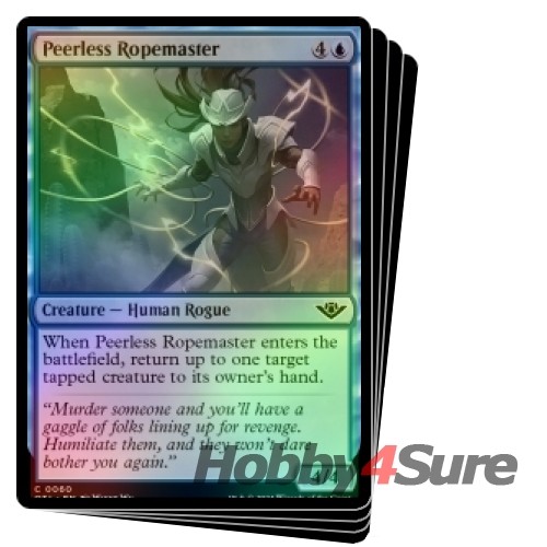 Foil Peerless Ropemaster X4 M/NM Magic MTG Outlaws Of Thunder Junction | eBay