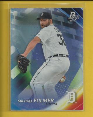 Michael Fulmer 2017 Bowman Platinum Card # 68 Detroit Tigers Baseball ...