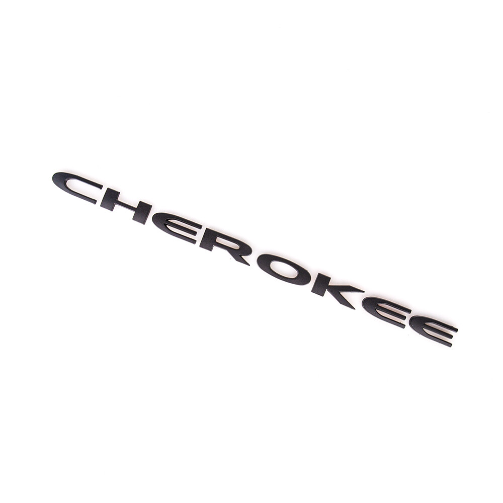 1pc Jeep Cherokee Matte Black Front Door Emblem Badge Nameplate Mopar ...