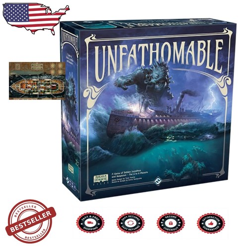 Hidden Traitor Board Game Unfathomable - Navigate the Atlantica’s Dark ...