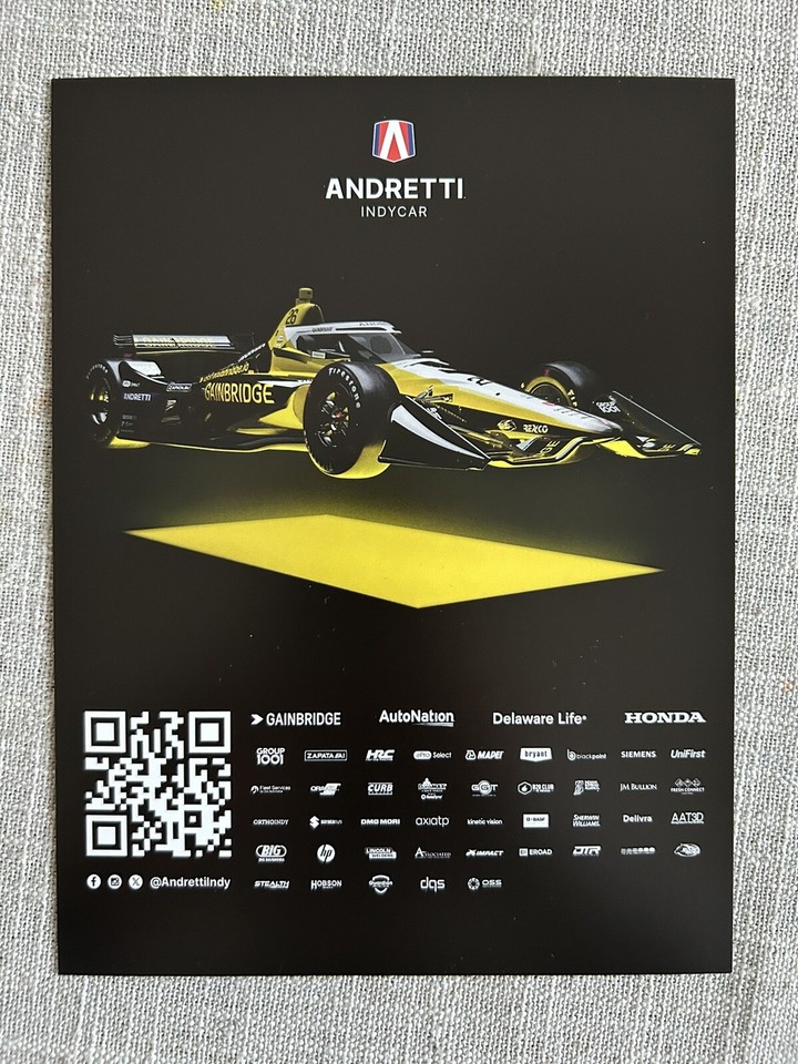 2024 Colton Herta Signed Hero Card Andretti Global Indycar | eBay