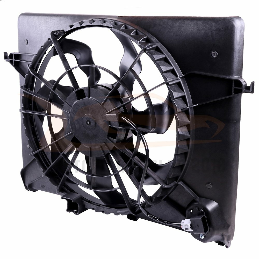 AC Condenser Plastic Cooling Fan For 2011-2013 Hyundai Sonata Kia ...