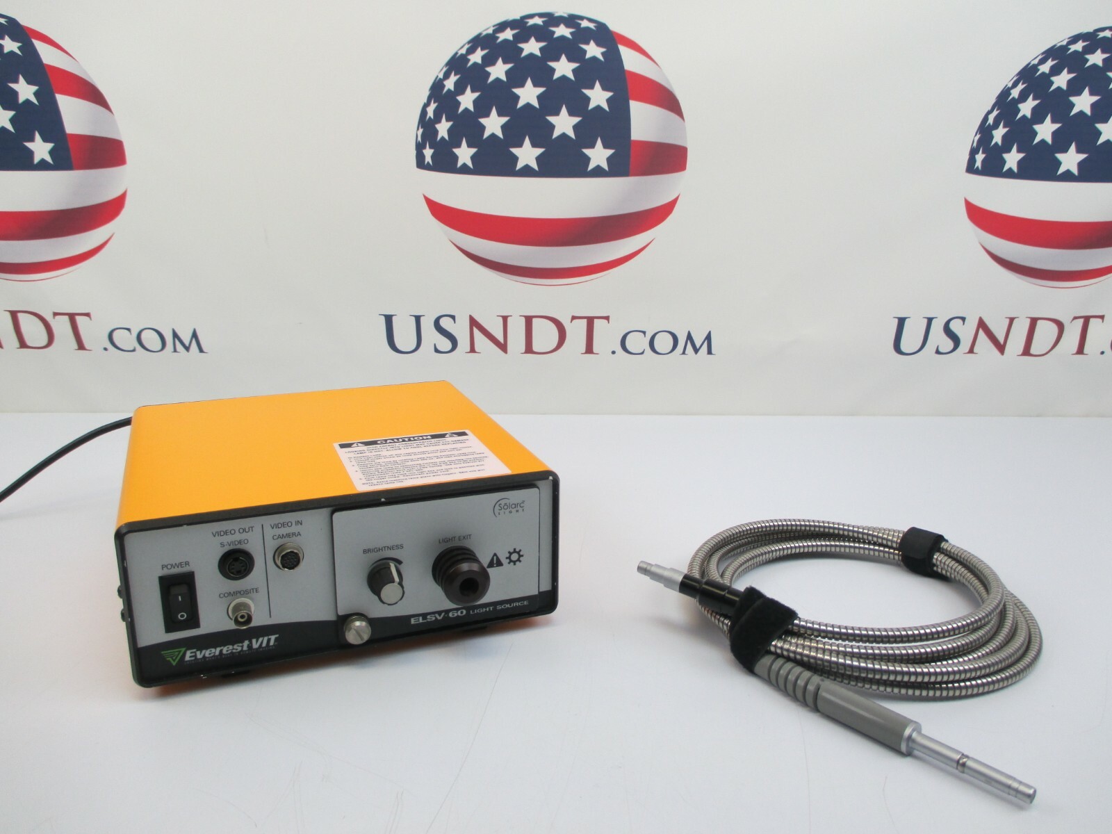 Everest ELSV-60 Optic Light Source Rigid Borescope Video NDT Flaw Iplex ...