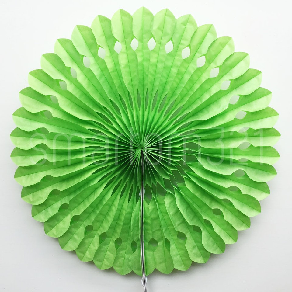 Tissue Paper Flower Hanging Fan Wedding Birthday Garland Party Decor ...