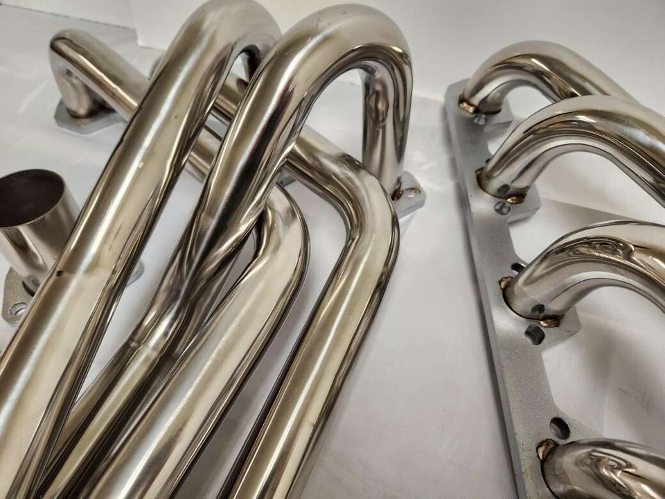 1980 1995 Ford Pickup Truck 5.8L V8 Stainless Long Tube Headers F150 ...