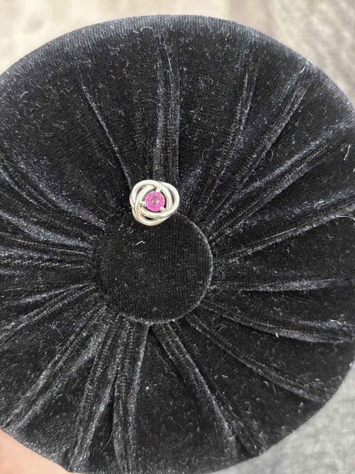 AUTHENTIC PANDORA OCTOBER PINK ETERNITY CIRCLE CHARM #790065C05 | eBay