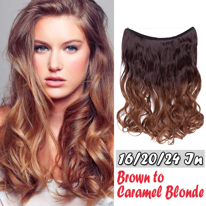 100% Natural As Human Thick Invisible Wire Softs Secret Wire In Hair ...